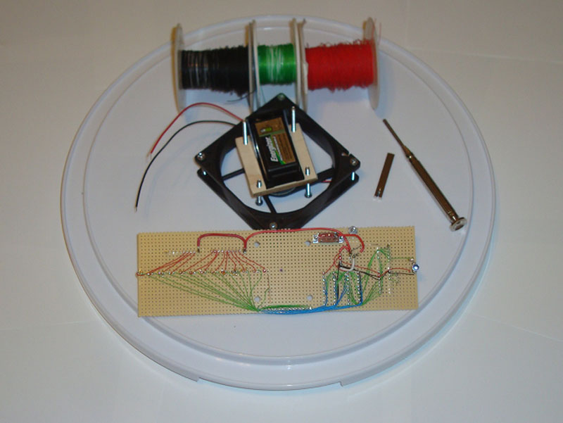 Pyro Propeller Clock Pov Electrical Hardware Pyroelectro News Projects And Tutorials