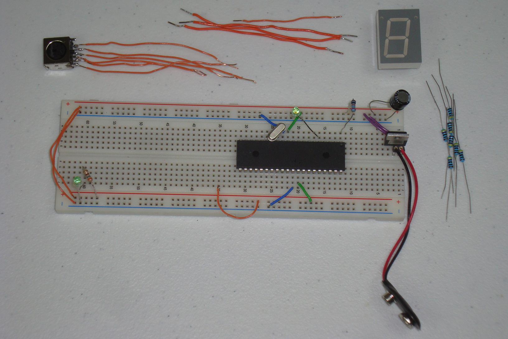 Ps2 Keyboard Interface Hardware Pyroelectro News Projects