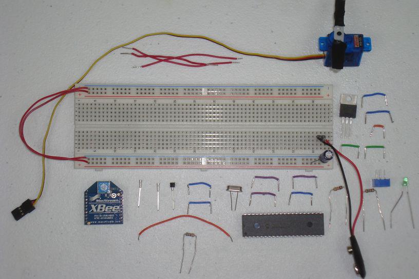 Xbee Wireless Servo Motor Control Hardware Pyroelectro News Projects And Tutorials